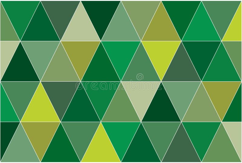 Geometric of Triangle Shape Pattern. Set 6 Stock Illustration ...