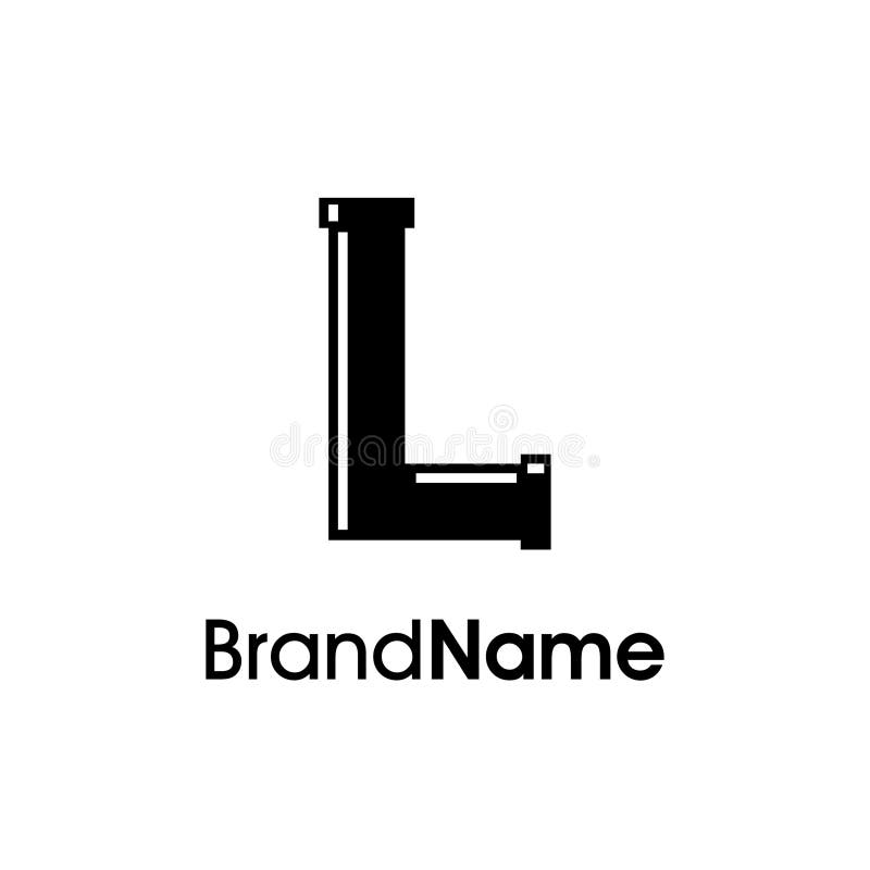 Modern Initial L Plumbing Logo Stock Vector - Illustration of factory ...