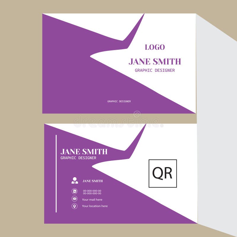 Adobe Illustrator Across Creative Business Card. Stock Vector ...