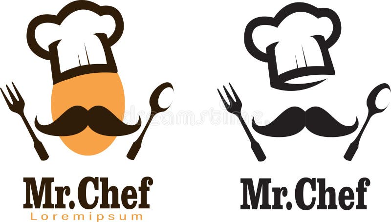 Mr. Chef Logo Inspiration. Design Template Stock Vector - Illustration ...