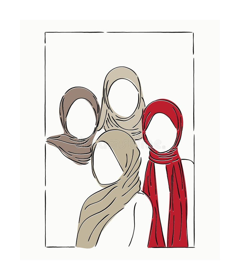 Hijab Modesty Stock Illustrations – 104 Hijab Modesty Stock ...