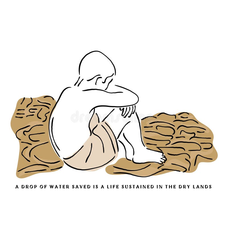 Water scarcity awareness stock vector. Illustration of concept - 291414695