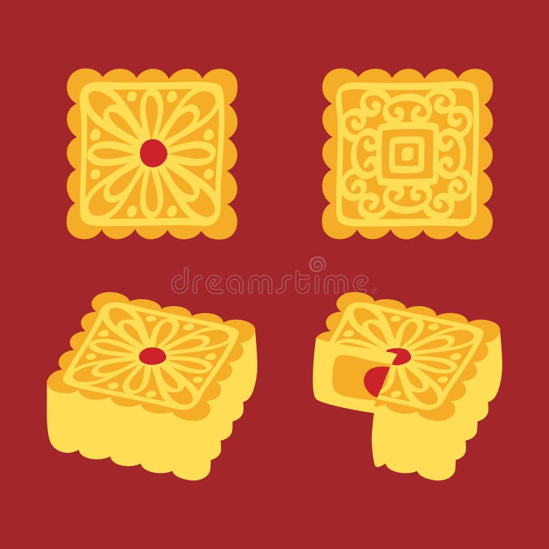 Square Mooncake Stock Illustrations – 30 Square Mooncake Stock ...