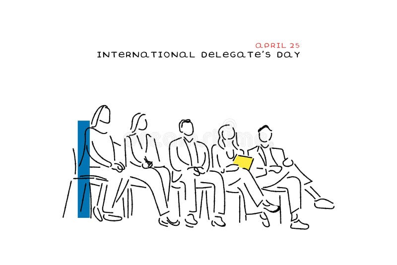 International Delegate S Day Stock Vector - Illustration of april, team ...