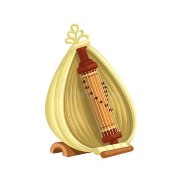 Sasando Traditional Music Instrument from Indonesia Symbol Illustration ...