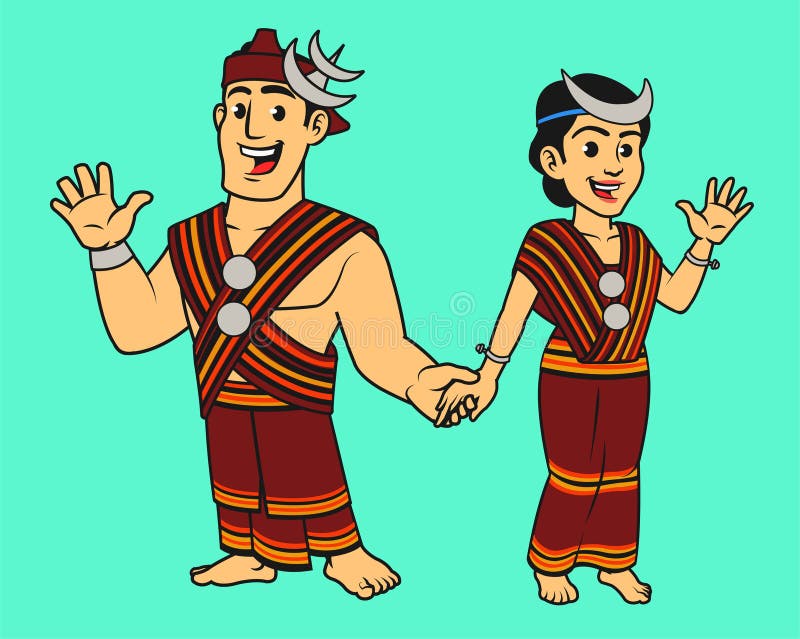 Indonesian Nusa Tenggara Timur Native in Traditional Dress Stock ...