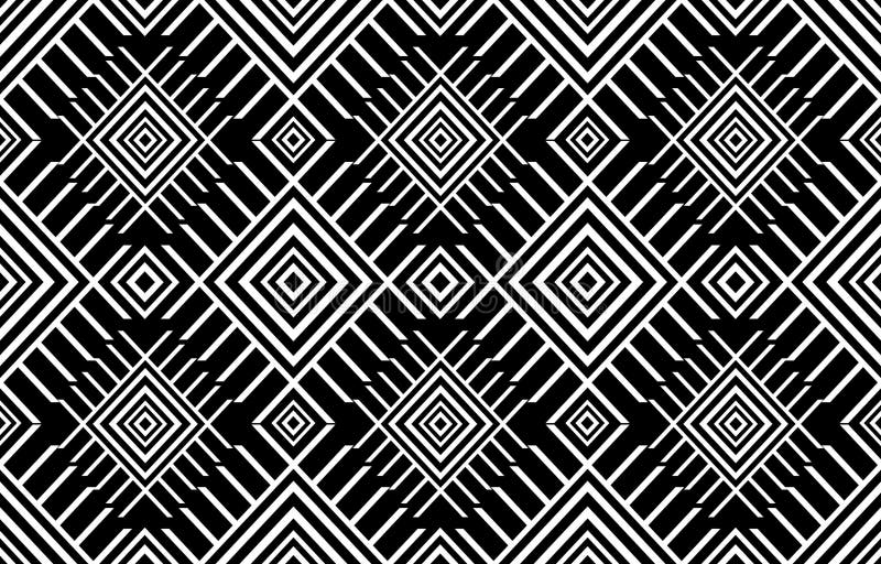 Geometric Ornament with Striped Interlacing Rhombuses. Stock Vector ...