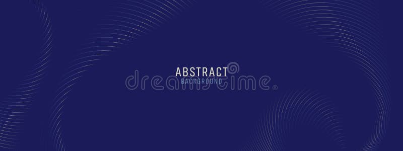 Social Media Cover, Blue Abstract Background with Wavy Lines. Dynamic ...