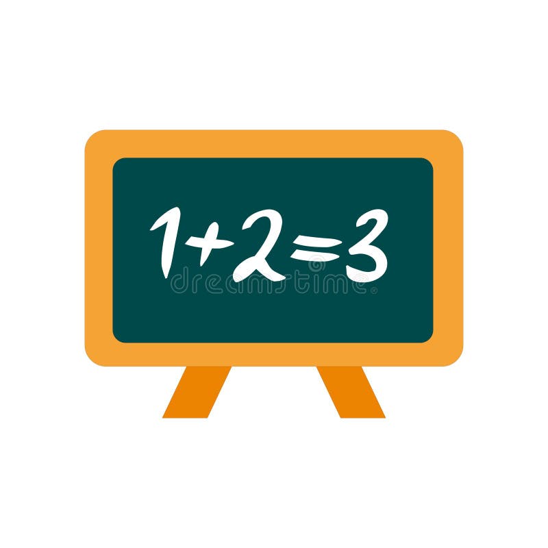 Blackboard Icon. School Education Learning and Knowledge Theme Stock ...