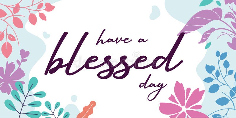 Religious Faith Quote Prayers and Blessing Vector Natural Background ...