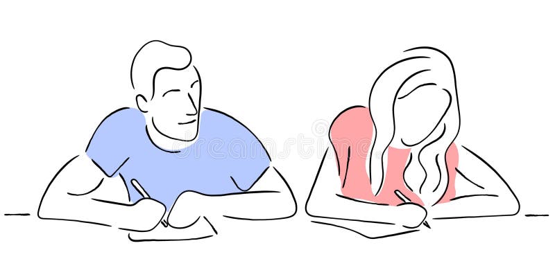 Copying Assignment Stock Illustrations – 6 Copying Assignment Stock ...