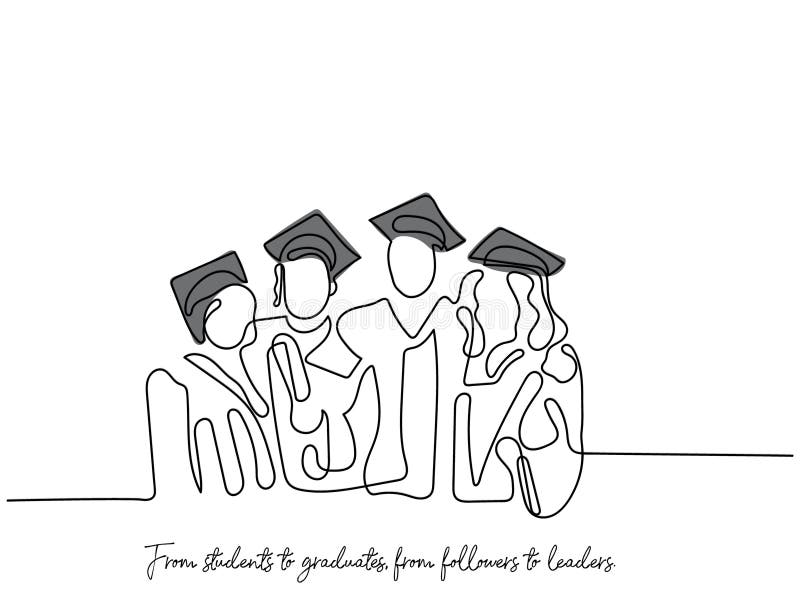Graduation ceremony. stock illustration. Illustration of ceremony ...