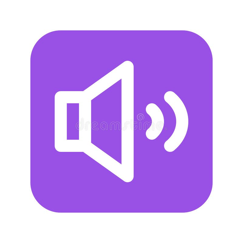 Full Volume Flat Style Icon Stock Vector - Illustration of background ...