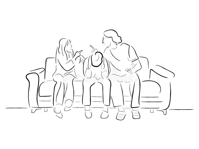 Immature parenting. stock vector. Illustration of parent - 292954613