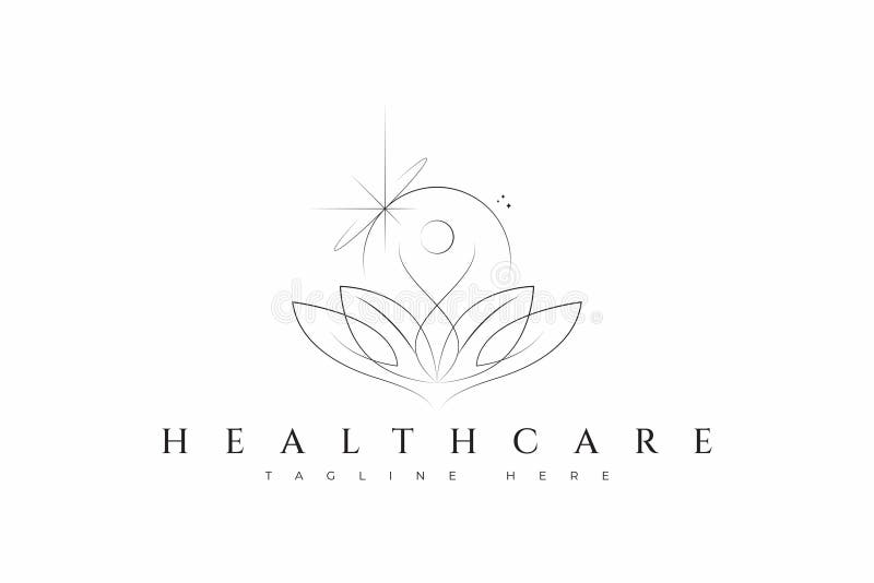 Healthcare Meditation Spirit Spiritual Human Logo Stock Vector ...