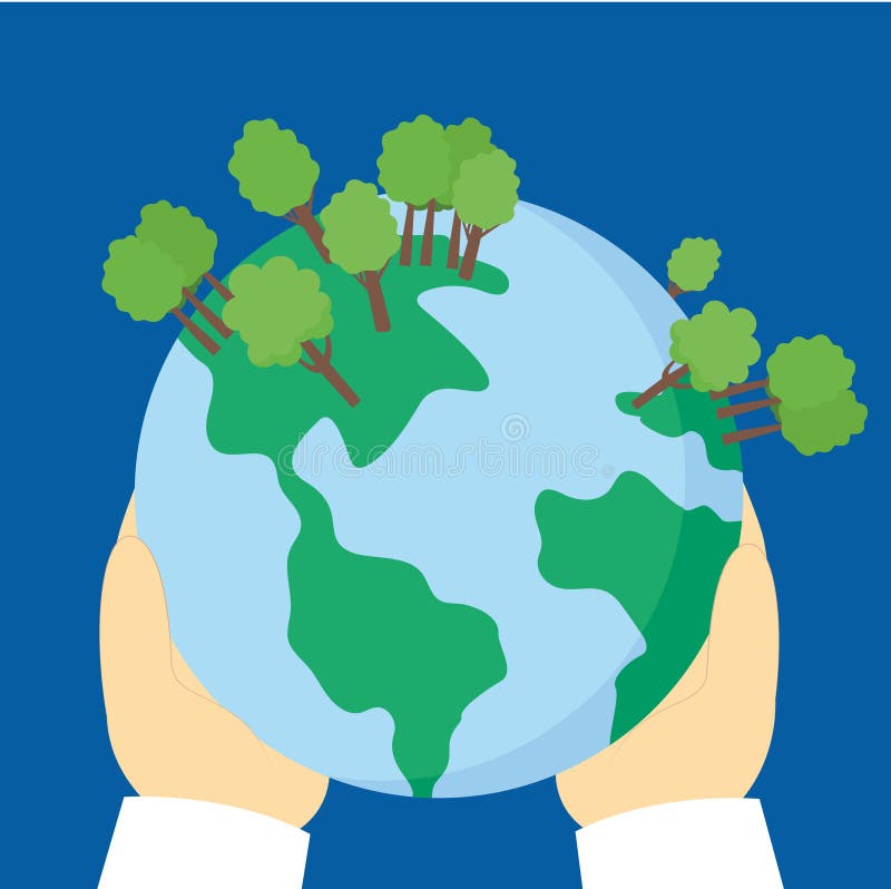 Save the Planet Concept. Save the Earth Stock Vector - Illustration of ...