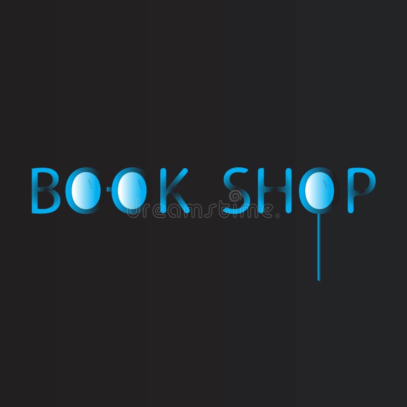 Book Shop. Logo Business. Shadow.Logo. Stock Illustration ...