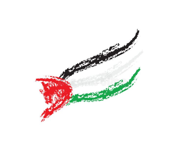 Palestine Flag with Designs Stock Vector - Illustration of gaza, banner ...