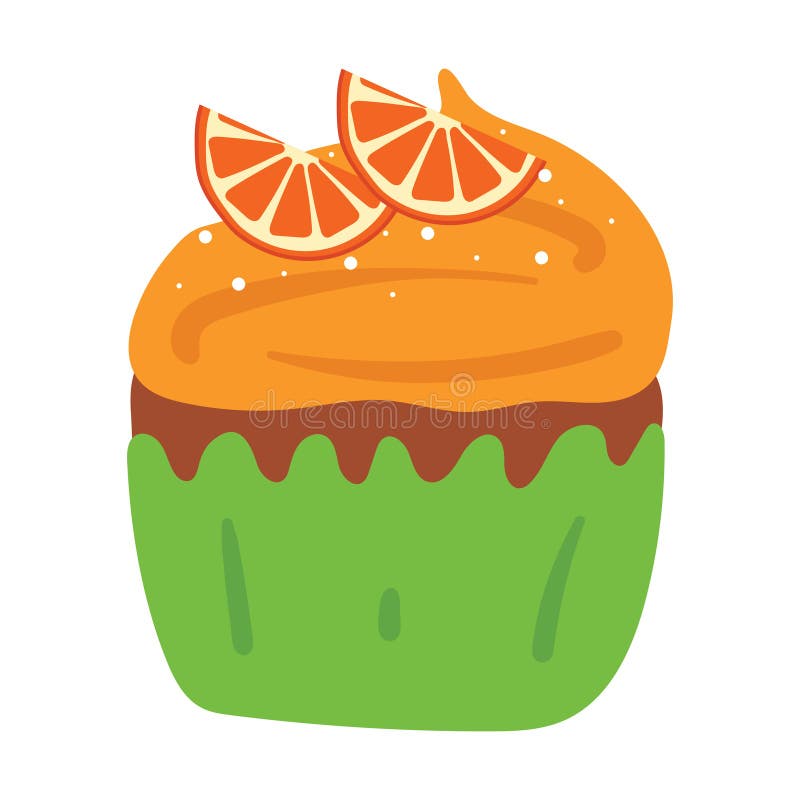 Hand Drawing Cartoon Cupcake Stock Vector - Illustration of hand, print ...