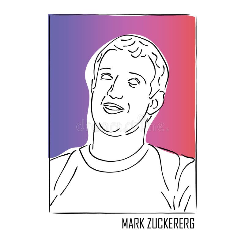 Facebook Ceo Mark Zuckerberg Stock Illustrations – 20 Facebook Ceo Mark ...