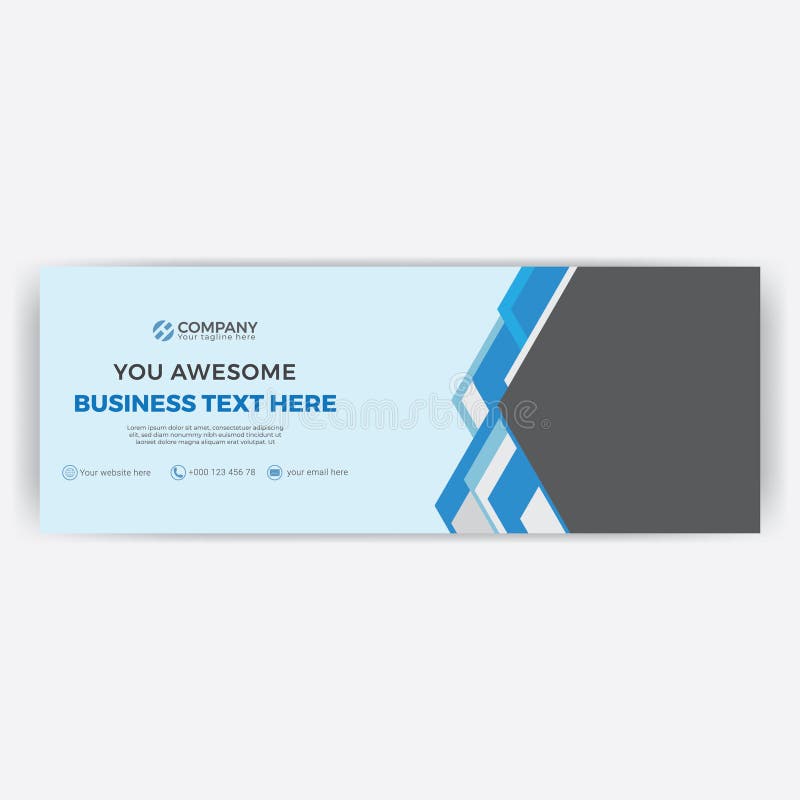 Business Promotion and Corporate Facebook Cover Template Stock Vector ...