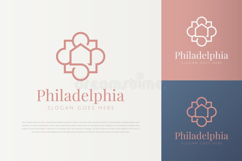 Abstract House Brand Identity Logo Template Unique Concept Property ...