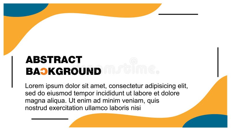 Vector Abstract Background with Place for Your Text. Template for ...