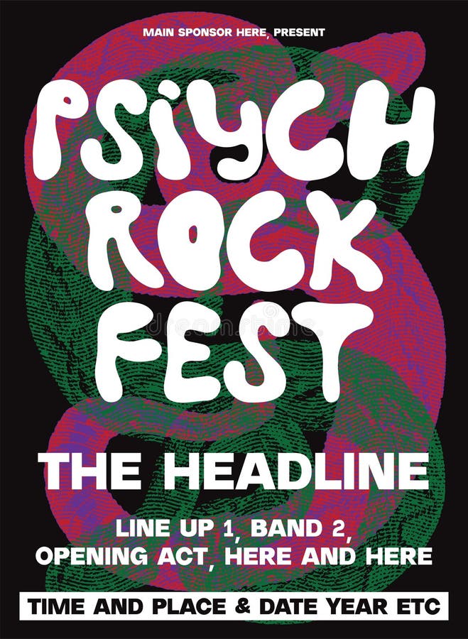Psychedelic Music Poster, Festival Music Poster Design, Gigs Poster ...