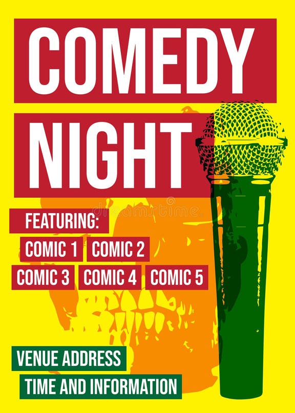 Stand Up Comedy Poster Event, Standup Night Post or Banner for Events ...
