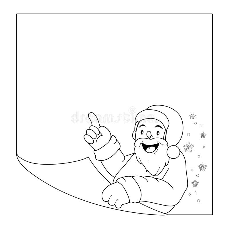 Santa List Coloring Stock Illustrations – 62 Santa List Coloring Stock ...