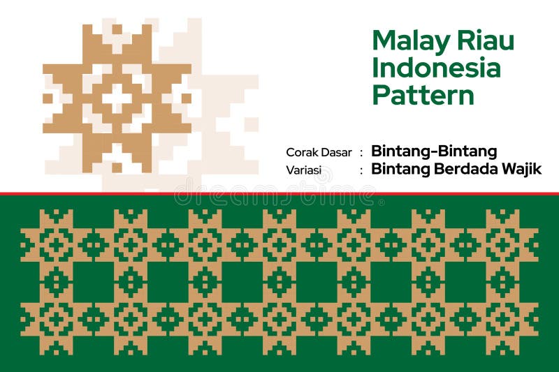 Pattern Malay Riau Batik Songket Tenun, Weaving Corak Motif Pucuk ...