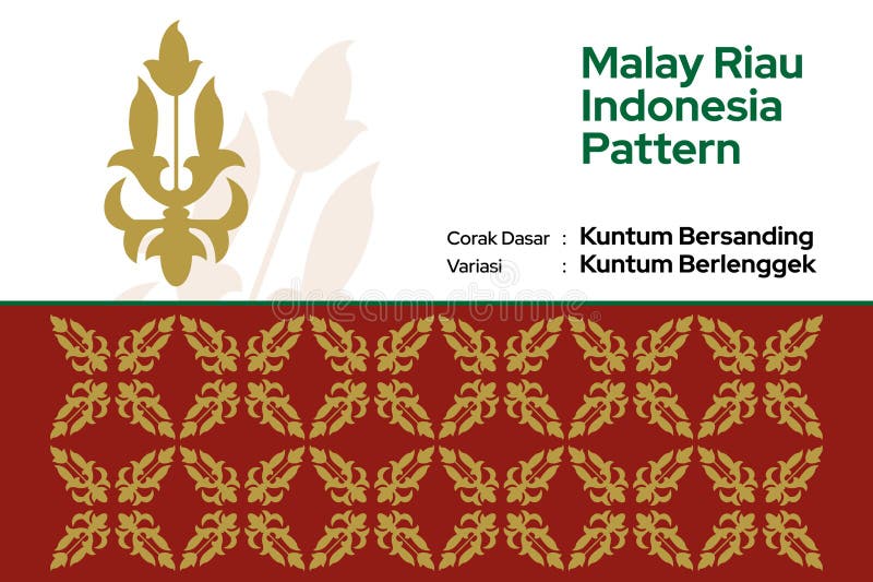 Pattern Malay Riau Batik Songket Tenun, Weaving Corak Motif Pucuk ...