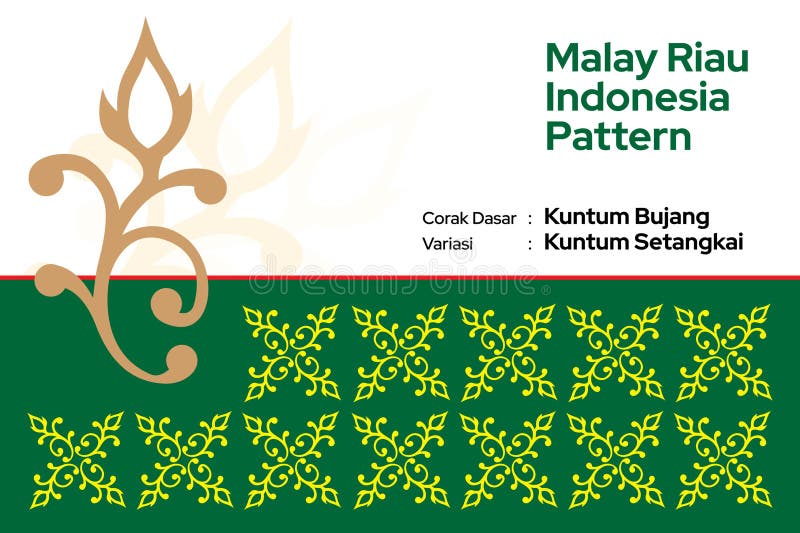 Pattern Malay Riau Batik Songket Tenun, Weaving Corak Motif Pucuk ...