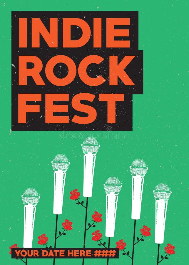 Nineties Pop Music Festival or Fest, Gigs Poster, Brochure or Flyer or ...