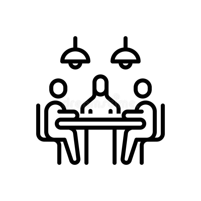 Mix Icon for Meeting, Discussion and Employee Stock Vector ...