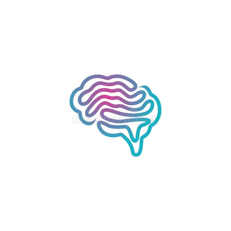 Brain Logo Design with Tech Connect Design Stock Vector - Illustration ...