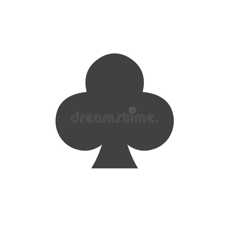 Poker Clover Cards Game Risk Fortune Icon Vector Illustration Stock ...