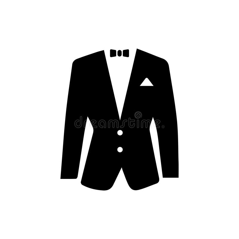 Suit Icon Isolated on White Background Man Suit Icon Isolated ...