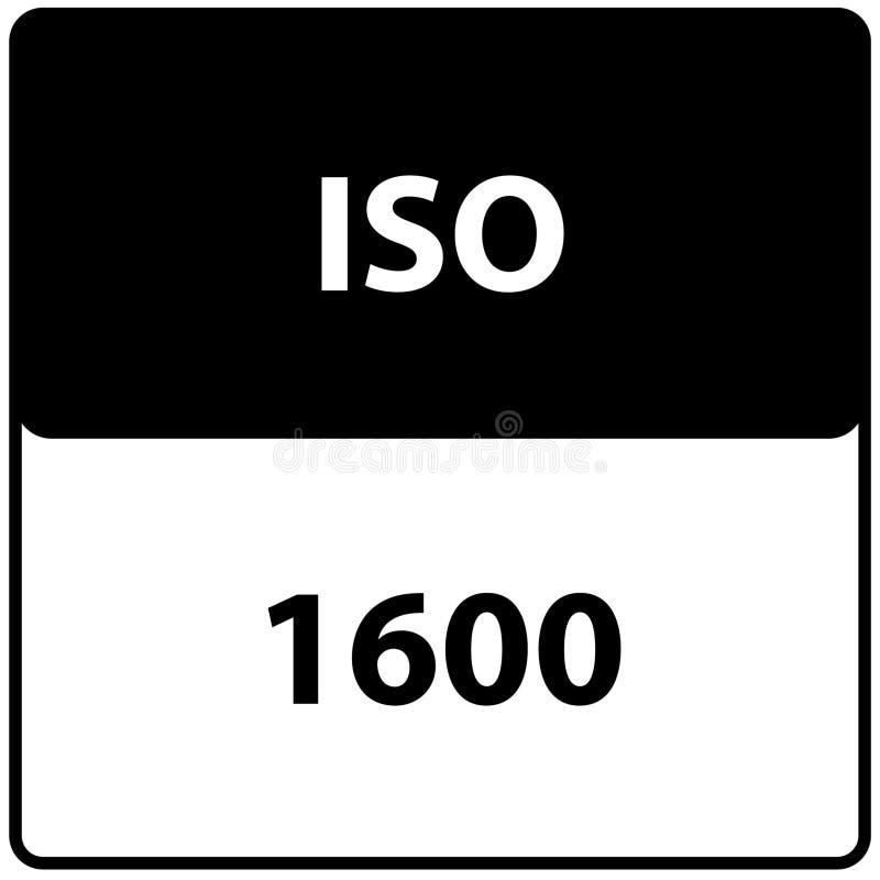 ISO 1600 camera icon set stock vector. Illustration of 3200 - 294879182