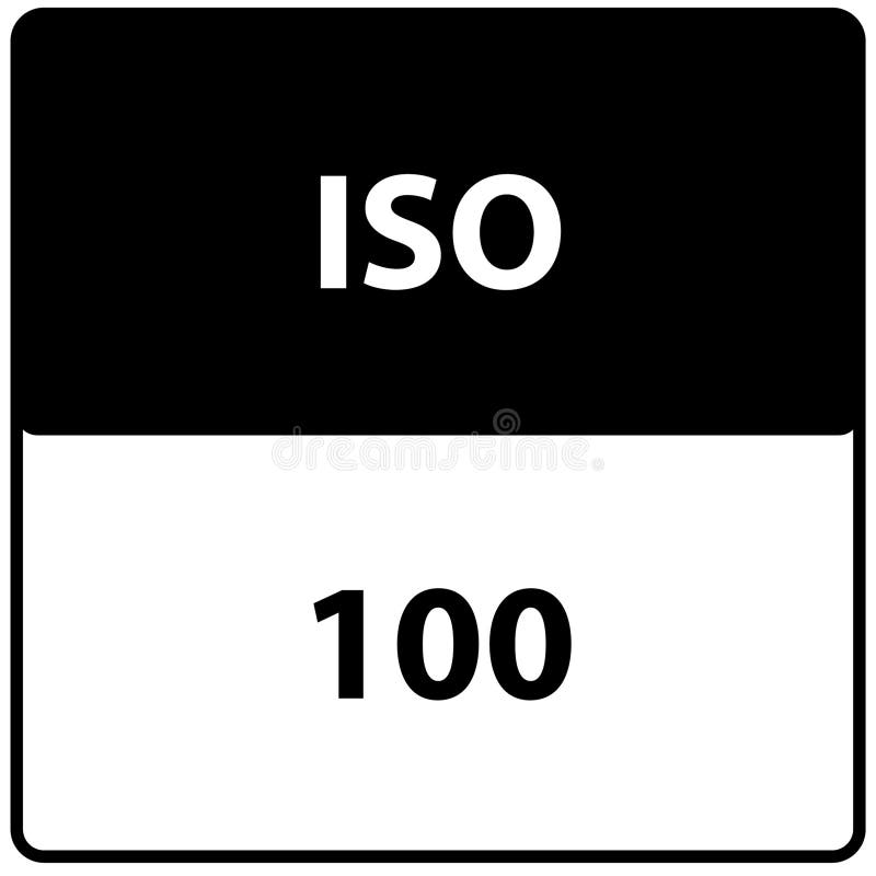 Camera ISO icon stock vector. Illustration of noise - 286668045