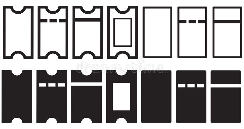 Ticket Icon Design Symbol Coupon Stock Vector - Illustration of label ...