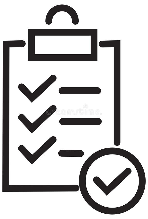 Check Mark Icon Set. Check Box with Tick Symbol Collection Stock Vector ...