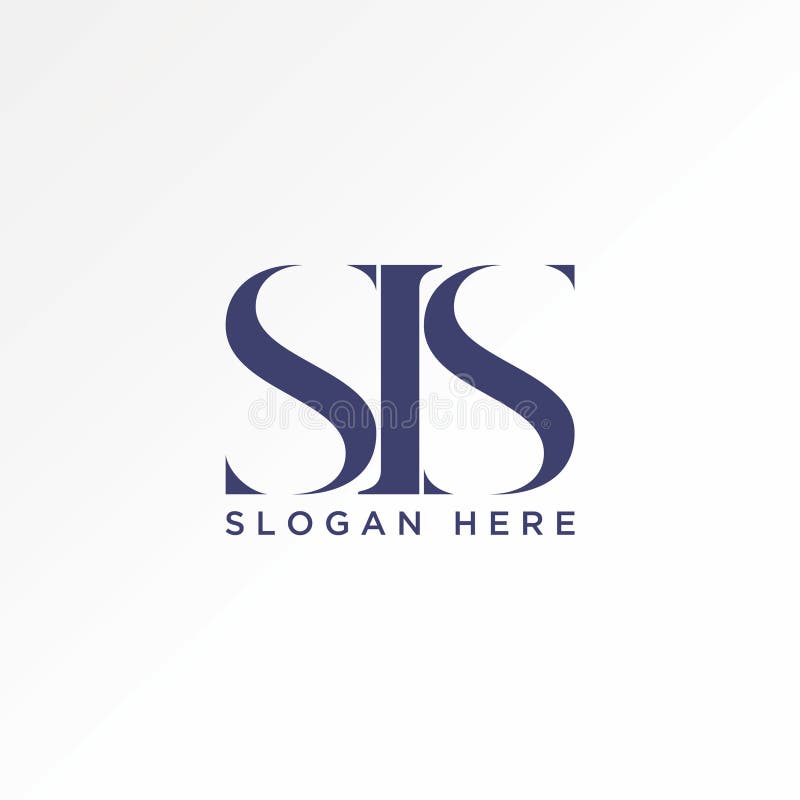 Unique Letter Initial SIS Serif Font on Cutting Related To Monogram ...