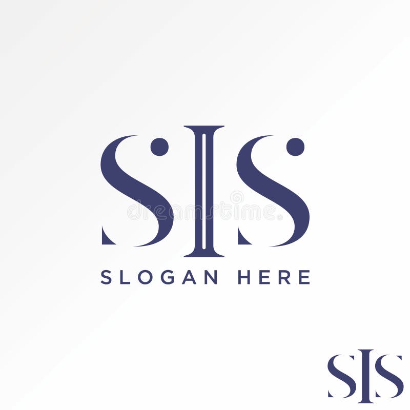 Unique Letter Initial SIS Serif Font on Cutting Related To Monogram ...