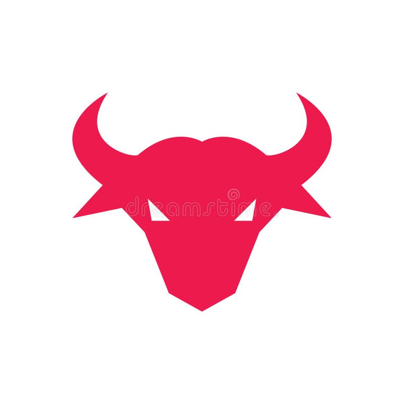 Red Angry Bull Cow stock vector. Illustration of animal - 295839271