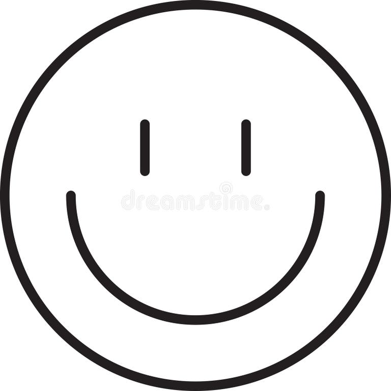 Smiling Face, Facial Expression, Happiness on Face Stock Vector ...