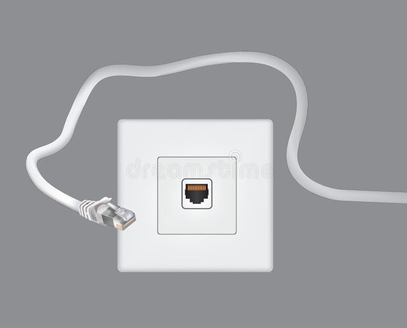 UTP and STP cable stock vector. Illustration of communication - 269976231