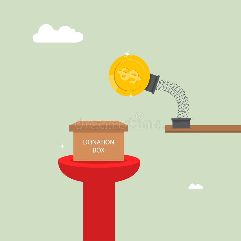 Donate Dollar Currency, Dollar in a Spring Forcedly Donate, Donation ...