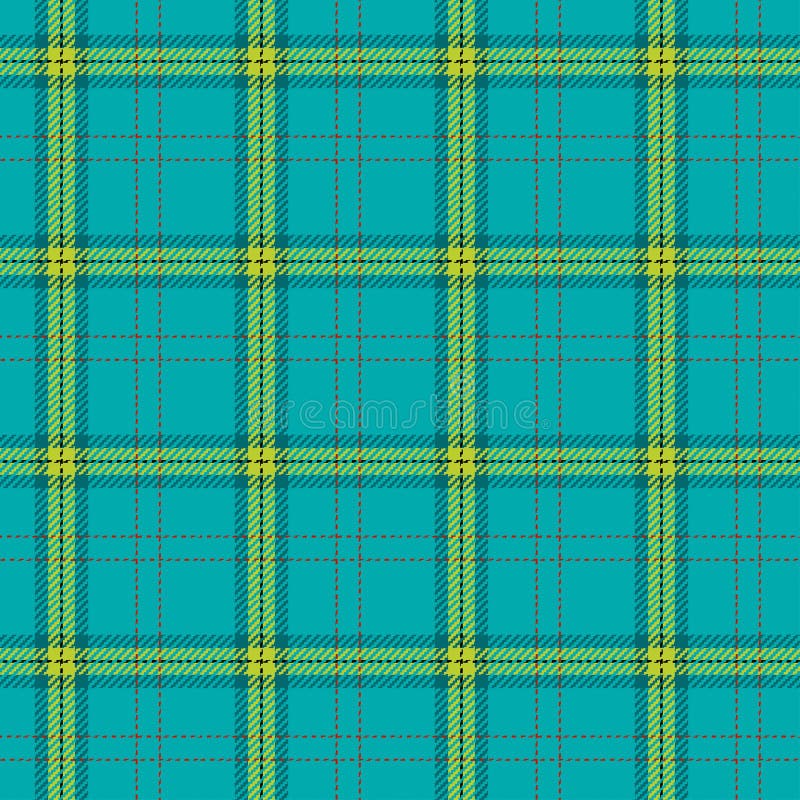 Blue Check Fabric Texture Vector Textile Print Design with a Seamless ...