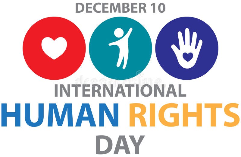 International Human Rights Day December 10 Stock Vector - Illustration ...